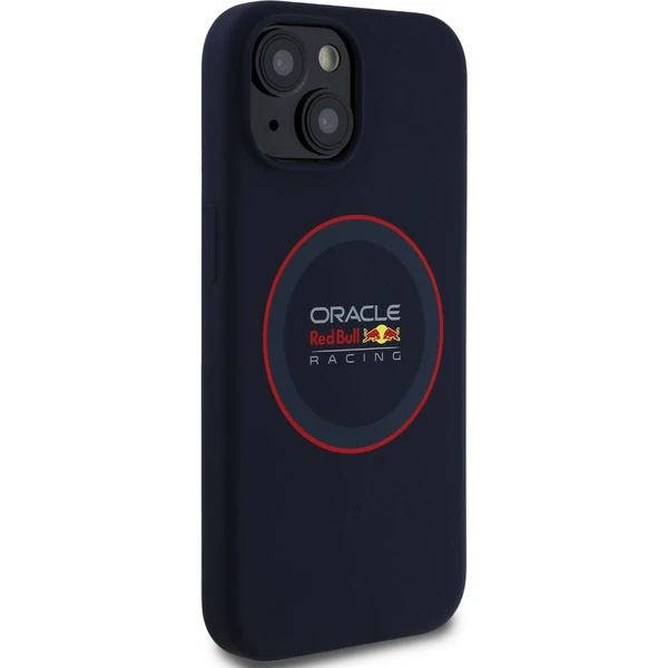 Oracle Red Bull Racing Silicone Red Ring MagSafe kryt iPhone 15 modrý ...