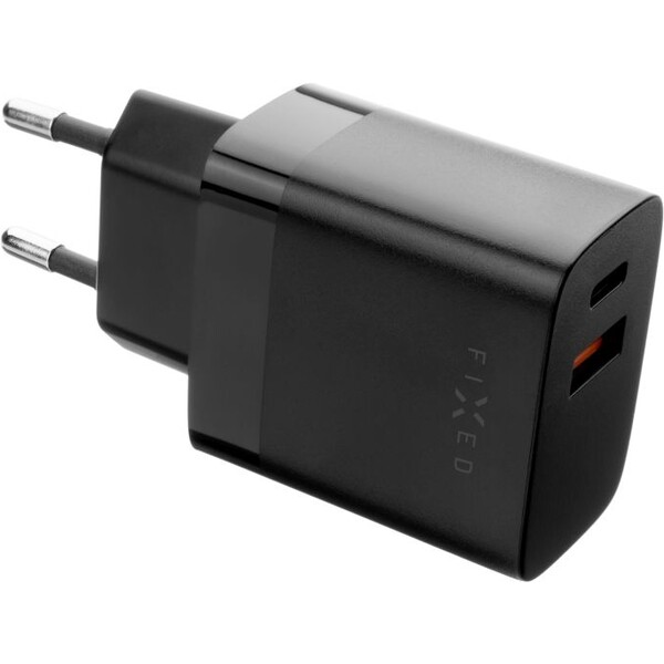 Fixed Síťová Nabíječka S Usb C A Usb Výstupem Podpora Pd A Qc 3 0 20w