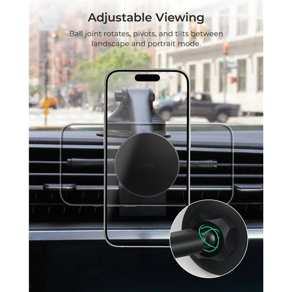 iOttie iTap 3 MagSafe Dashboard & Windshield Mount držák do auta černý ...