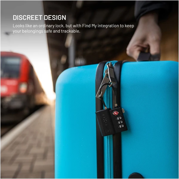 FIXED Tag Lock smart tracker s Find My a TSA, černý - iWant.cz