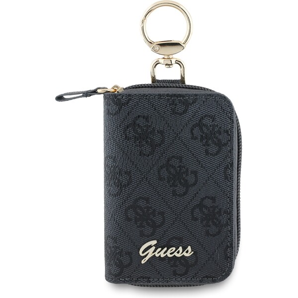 Guess PU 4G Script Logo klíčenka černá - iWant.cz