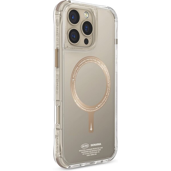 SKINARMA Saido Prime Mag-Charge kryt iPhone 16 Pro Max béžový - iWant.cz