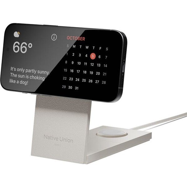 Native Union Rise 3v1 Qi2 (MagSafe) bezdrátová nabíječka s adaptéry ...