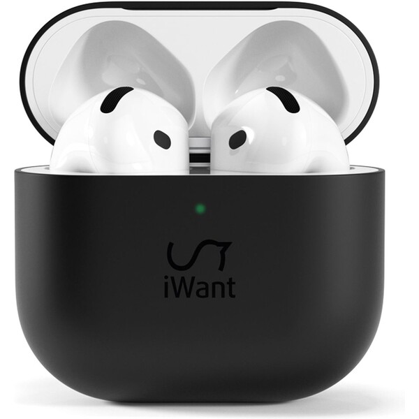 iWant silikonový obal pro Airpods 4/4 (ANC) černá - iWant.cz