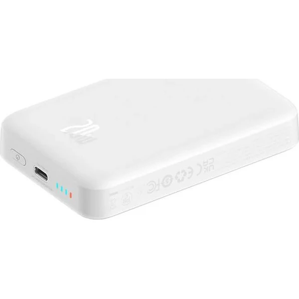 Baseus Magnetic Mini Air 10000mAh, 20W bílá - iWant.cz