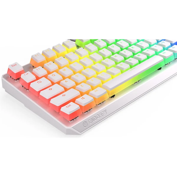 Endorfy Thock TKL Pudding Onyx klávesnice Kailh Red US bílá - iWant.cz