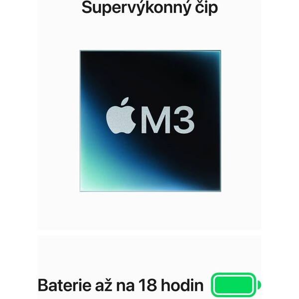 Apple MacBook Air 13,6" (2024) / M3 / 16GB / 256GB / hvězdně bílý ...