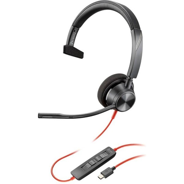 Poly Blackwire 3310 Monaural sluchátka černá - iWant.cz