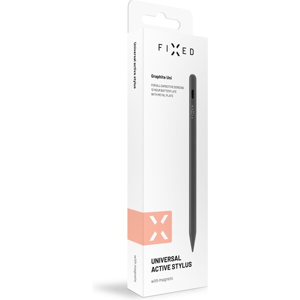 FIXED Graphite Uni aktivní stylus s magnety pro kapacitní displeje šedý | iWant.cz