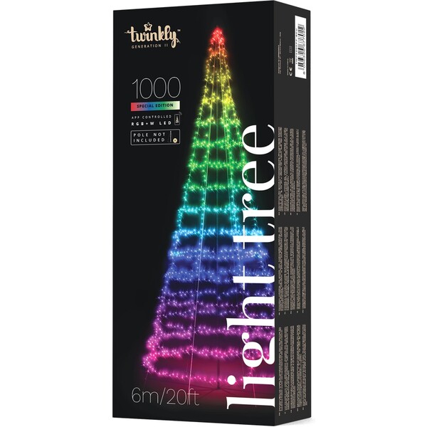 Twinkly Light Tree Special Edition 6m venkovní světelný stromek, 1000 ...