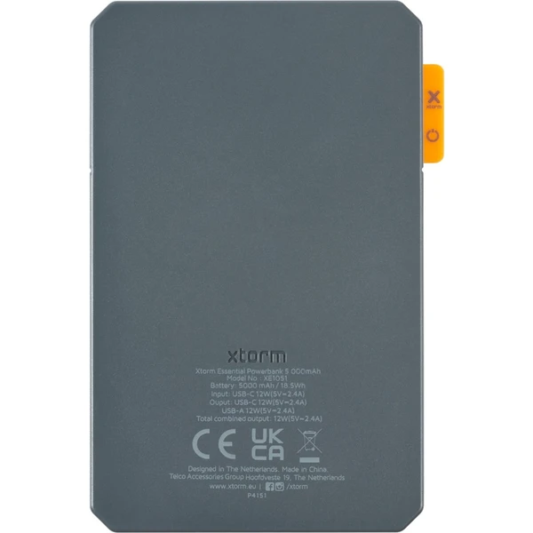 Xtorm Essential Powerbanka 5000mAh tmavě šedá - iWant.cz
