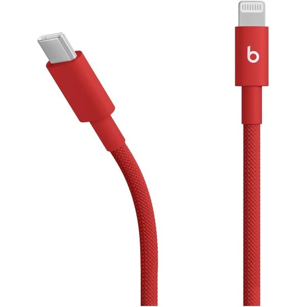 Apple Beats USB-C/Lightning Woven kabel 1,5m jasně červený - iWant.cz