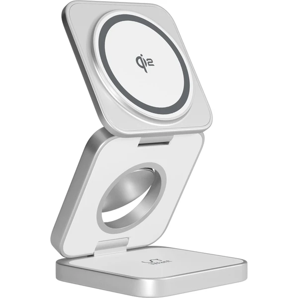 iWant Qi2 skládací bezdrátová nabíječka 3v1 bílá - iWant.cz