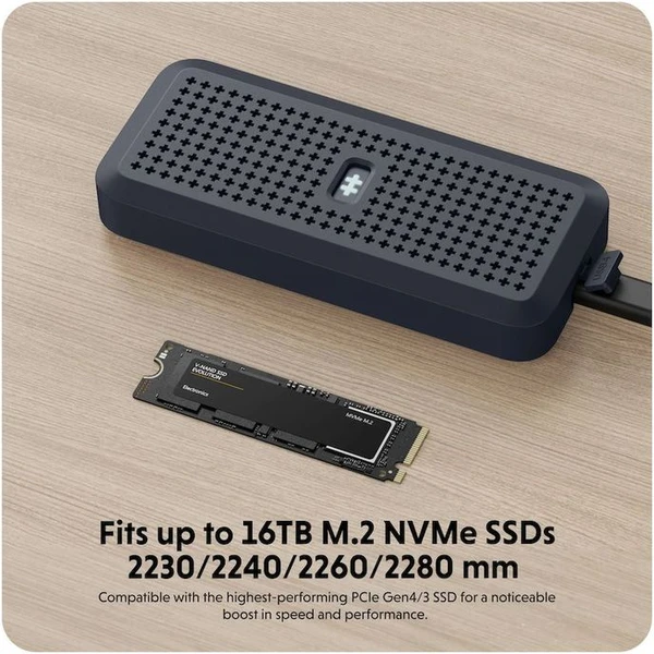 Hyper EcoSmart™ USB4 NVMe Externí ochranné pouzdro na SSD disky - iWant.cz