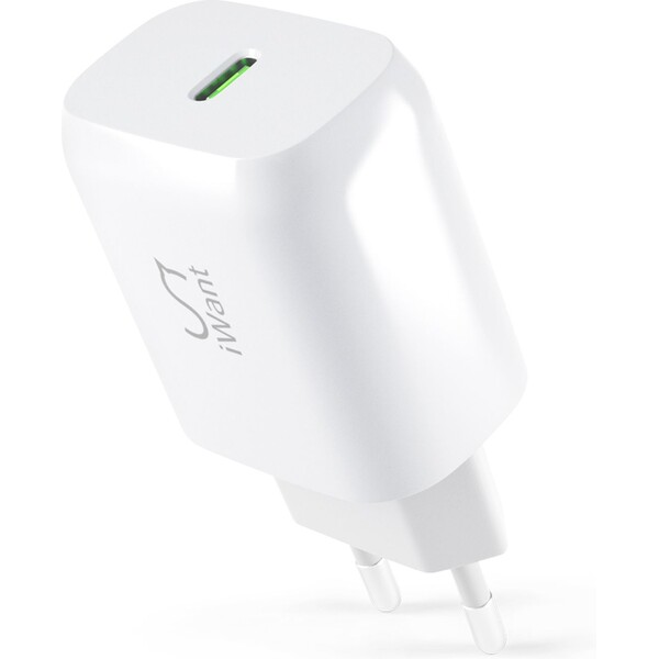 iWant 30W PD nabíjecí adaptér 3.0 bílá - iWant.cz