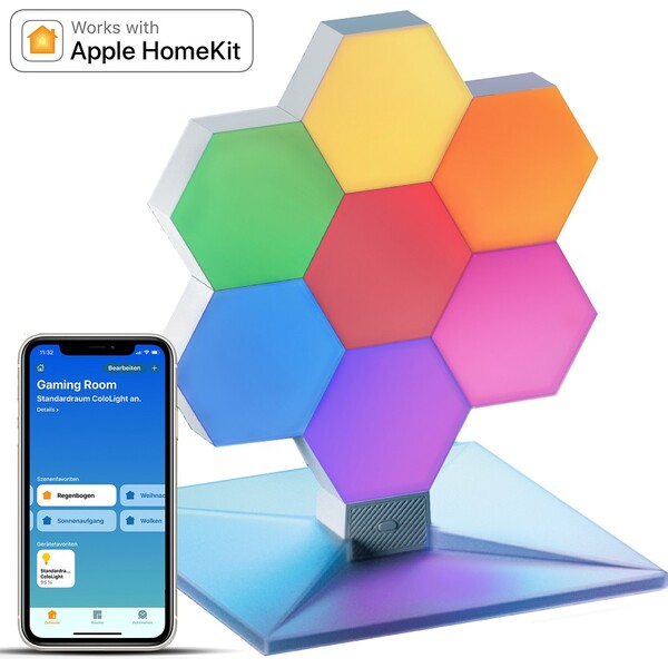 Cololight PLUS modulární chytré Wi-Fi osvětlení - základna se 7 bloky ...