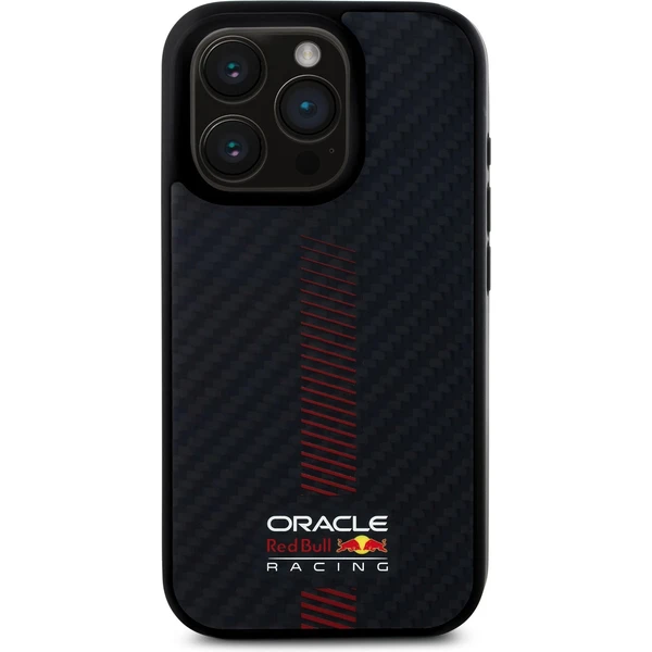 Oracle Red Bull Racing Carbon Powerbar MagSafe kryt iPhone 15 Pro černý ...