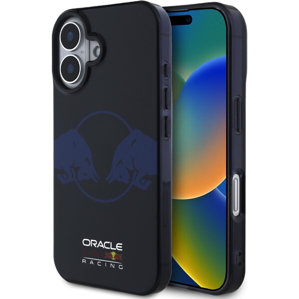 Oracle Red Bull Racing PC/TPU Two Bulls Magsafe kryt iPhone 16 modrý ...