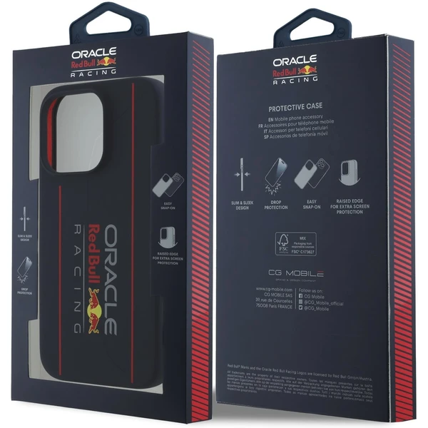 Oracle Red Bull Racing Silicone Vertical Logo MagSafe kryt iPhone 16 ...